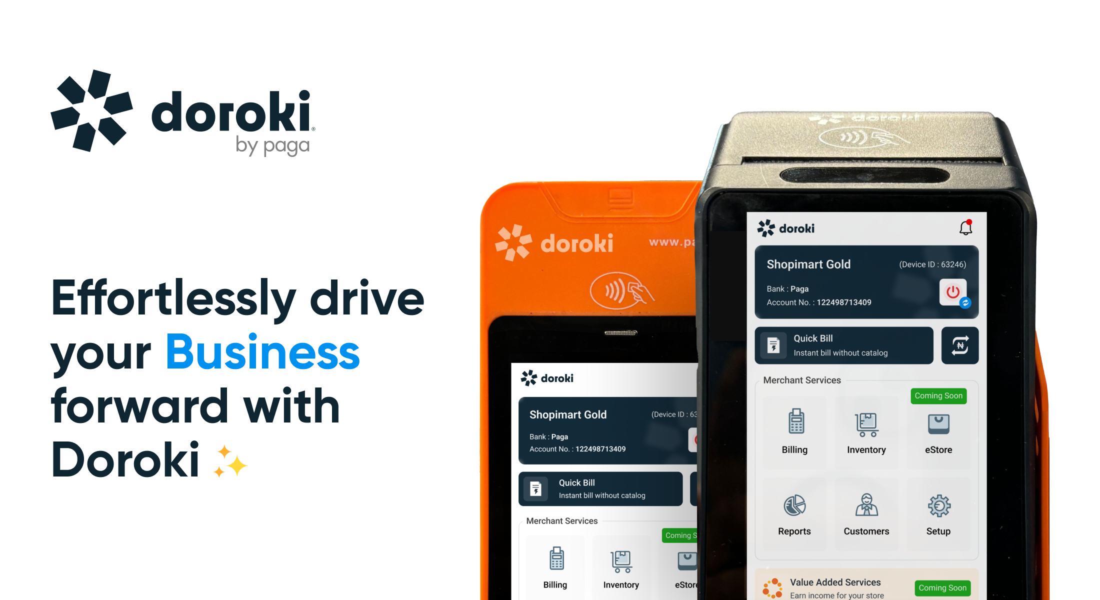 Business Account | Drive your business forward easily with Doroki