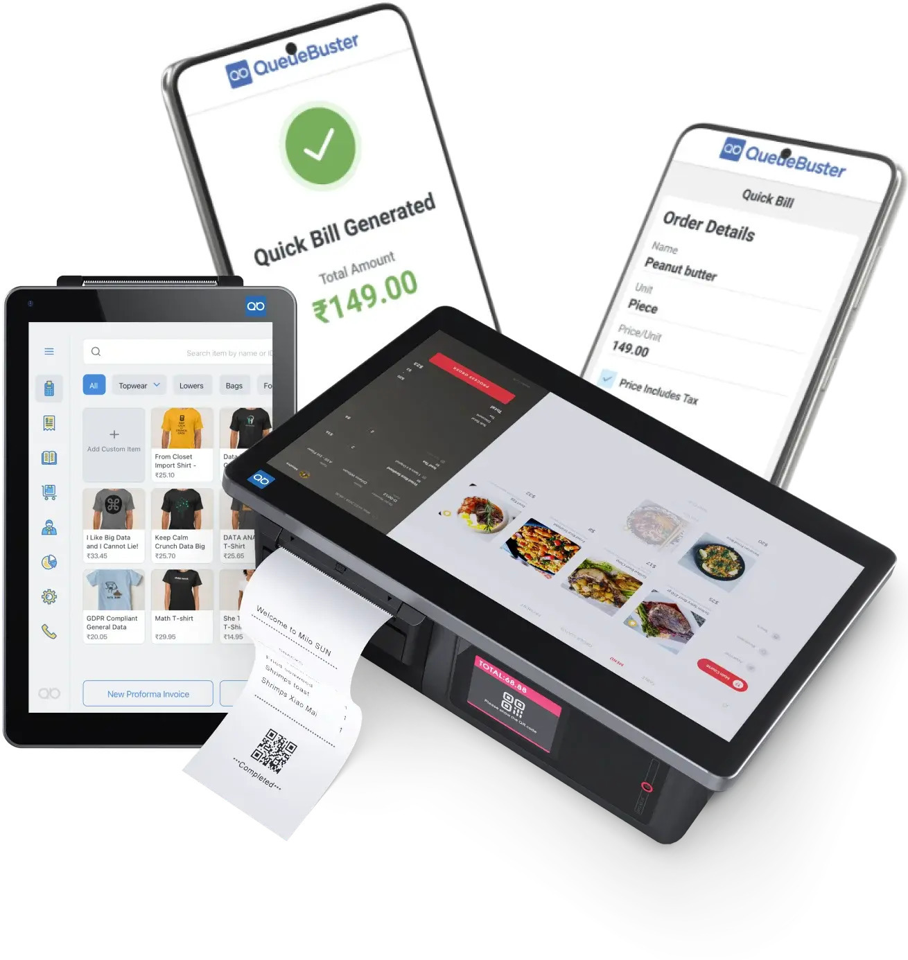 Android POS Billing App for Small to Large Format Retail Outlets