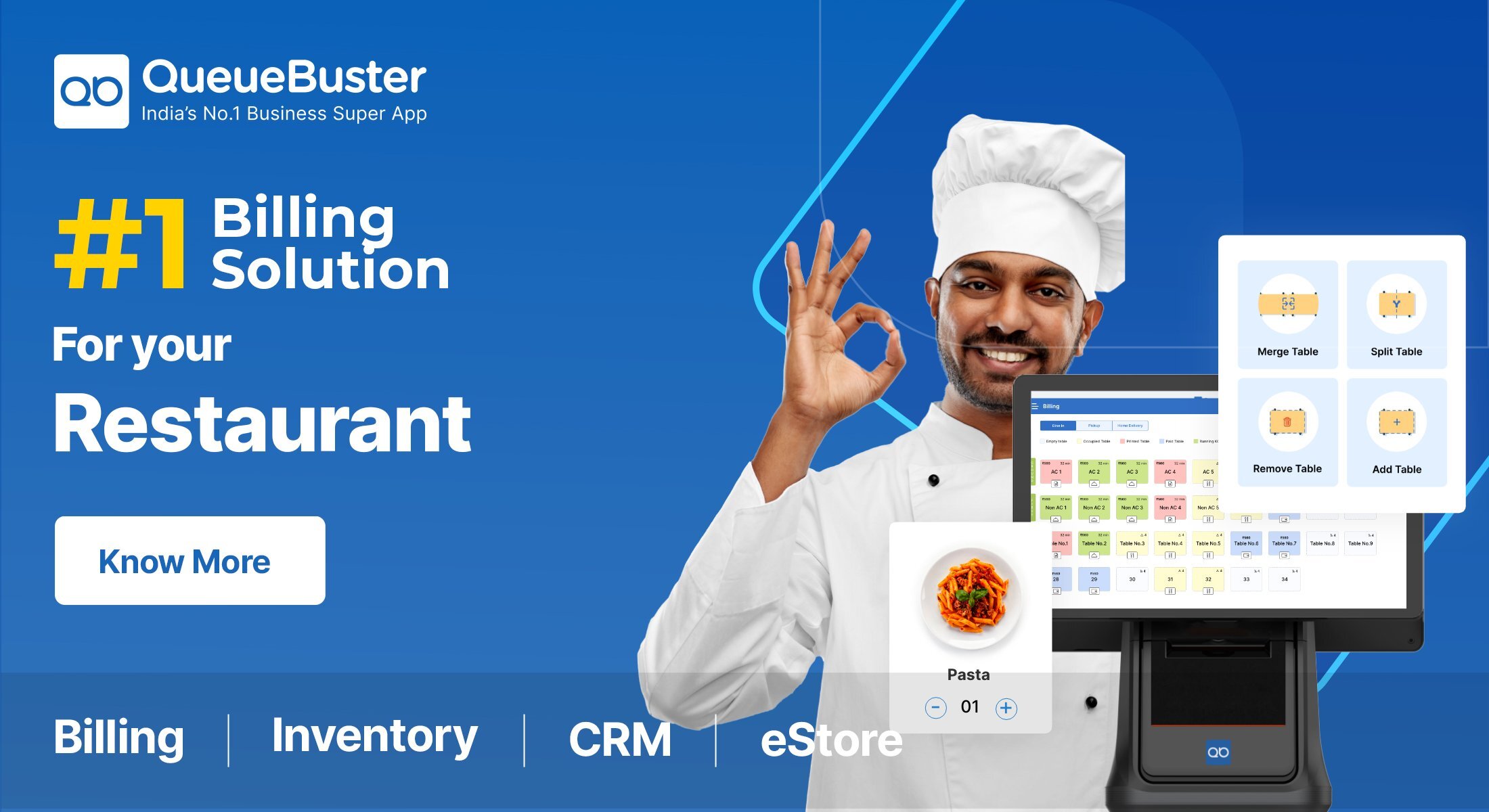 Free Restaurant Billing Software | Fine Dine POS Billing Solutions